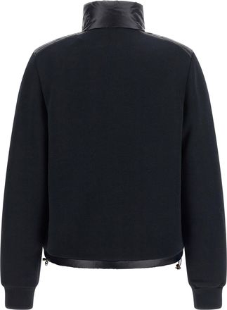 Moncler Quilted Two-Tone Down Jacket - Black