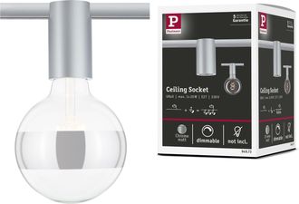 Paulmann Socket Deckenleuchte URail E27 Chrom (matt)