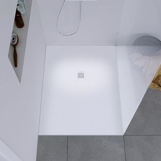 Duravit DuraBayas Duschwanne aus Mineralguss, 100 cm - - Duravit