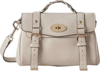 Mulberry Femme, Sacs, Beige, Taille: ONE Size Mini Sac Alexa Heavy Grain