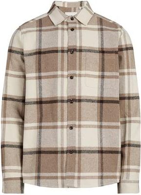 Les Deux Chemise droite &agrave; carreaux en coton