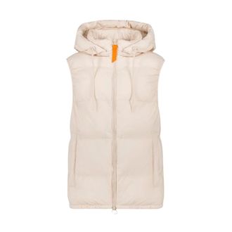 Gertrude Homme, Vestes, Beige, Taille: L Doudoune Beige Sans Manches à Capuche