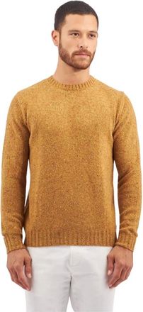 Brooks Brothers Homme, Pulls, Jaune, Taille: XL Wool Blend Crew Neck