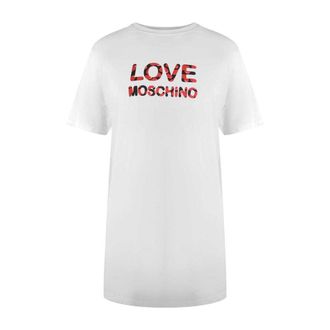 Love Moschino T-Shirt f&uuml;r Damen, Baumwolle (Wei&szlig;)