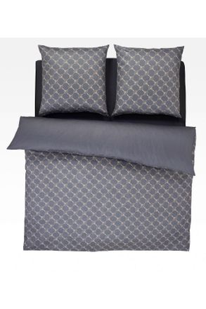 Joop Wendebettw&auml;sche Cornflower Gradiant, Anthrazit, Textil, Graphik, 200x200 cm, Oeko-Tex Standard 100, pflegeleicht, schadstoffgepr&uuml;ft, edel gl&auml;nzend, di