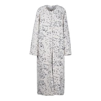 Alysi Einknopfmantel - - Coats - Damen - Wei&szlig; - S