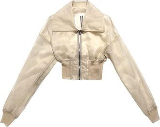 Rick Owens Veste courte au fini transparent