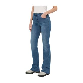 Patrizia Pepe Jean flare taille haute - Femme - Jeans - Bleu - Taille: W27