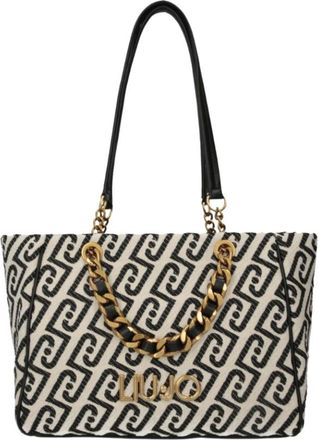 Liu Jo Femme, Sacs, Multicolore, Taille: ONE Size Monogram Shopping Tote