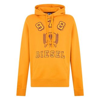 Diesel Hoodie - - Sweatshirts & Hoodies - Herren - Orange - L