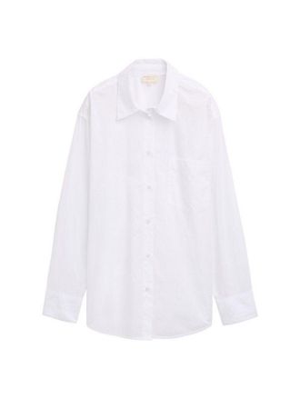 Tom Tailor Langarmbluse Blusen & Shirts Oversize Hemdbluse mit Brusttasche