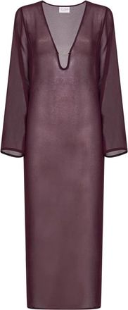 MC2 Saint Barth Femme, Robes, Violet, Taille: 40 FR Agh0002-08666L Maxi Dress
