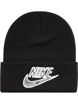 SUPREME x Nike bonnet à effet peau de serpent - Noir