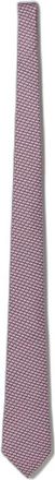 Ermenegildo Zegna Cravate en soie avec voiles all over - Homme - Accessoires - Rose - Taille: ONE Size