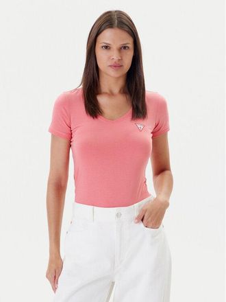 Guess T-Shirt W2YI45 J1314 Rosa Slim Fit