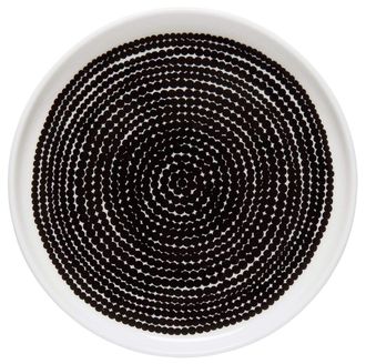Marimekko R&auml;symatto Plate; 13,5 - White, Black