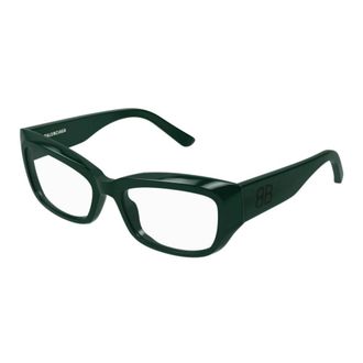 Balenciaga Rechteckige Brille - - Accessories - unisex - Gr&uuml;n - 55 MM