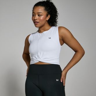 MyProtein Damen Power Crop Vest - Wei&szlig; - XXS