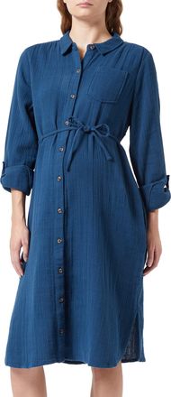 Noppies Damen Dress Onix Nursing Long Sleeve Kleid, Moonlit Ocean - P985, 38 EU