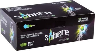 SPHERE Topshop24you Click H&uuml;lsen Apple Mint Filterh&uuml;lsen mit Aromakapsel 1 Box (100 H&uuml;lsen)