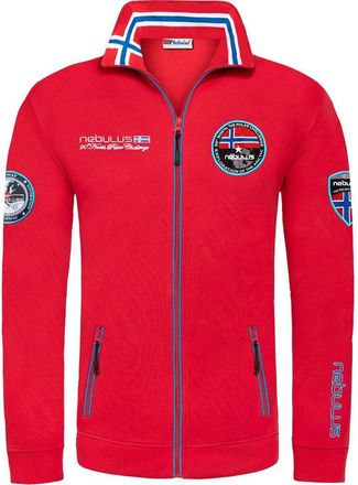 Nebulus Sweatjacke COMEBACK, P4118 - Herren, dunkelgrau, XL