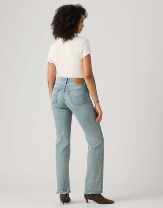 Levi's 723 jean droit taille haute bleu clair