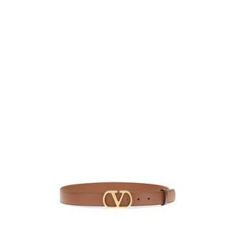 Valentino Garavani Signature VLogo G&uuml;rtel - - Accessories - Damen - Beige - 85 CM