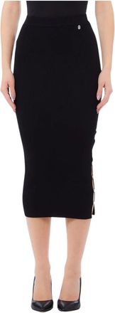 Liu Jo Femme, Jupes, Noir, Taille: 36 FR Gonna in maglia