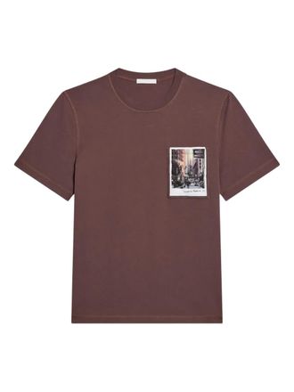 Helmut Lang Postcard T-Shirt - Braun