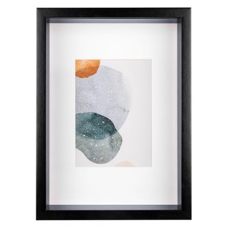 Walther Design Bilderrahmen Shape 3D FSC-Holzrahmen 21x29,7cm, schwarz, HNX130B