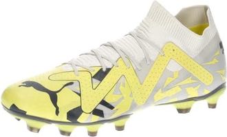 Puma FUTURE MATCH FG/AG JR, Chaussures de Sport Mixte Enfant, Blaze jaune asphalte gris calme, 45 EU