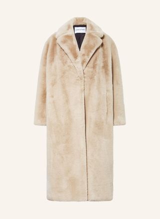 Stand Studio Stand Studio Kunstfell-Mantel Mira weiss