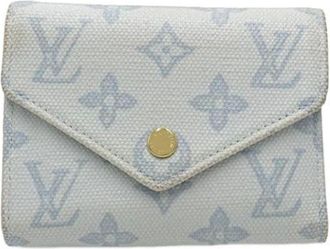 Louis Vuitton Portefeuille Monogram Pre-owned (tri-fold) - Femme - Pre-owned - Bleu - Taille: ONE Size