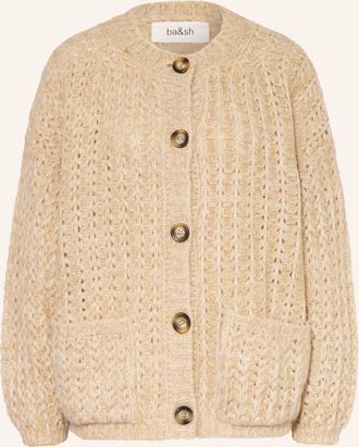 BA&SH Ba&Sh Strickjacke Bosic Aus Alpaka beige