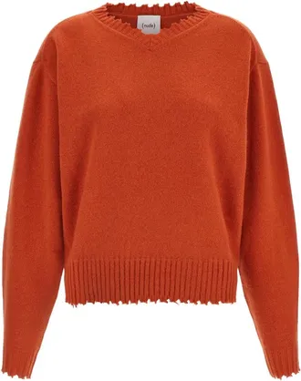 Nude Nude, Damen, Strickwaren, Orange, XSGr&ouml;&szlig;e