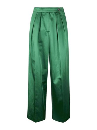 Dries Van Noten Pantalons D&eacute;contract&eacute;s - Vert