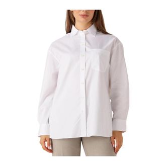 Selected Oversize LS Shirt f&uuml;r Frauen - - Blouses & Shirts - Damen - Wei&szlig; - XS