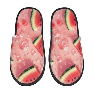 Generic Pantoufles DHiver Past&egrave;que Rafra&icirc;chissante R&eacute;utilisables Pantoufles DH&ocirc;tel Chaud Chaussons Maison Pour H&ocirc;tel Invit&eacute; Automne L