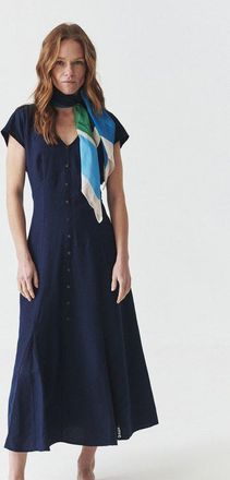 Tatuum Midikleid Feminines Kleid Aus Leinen Und Viskose - Imane