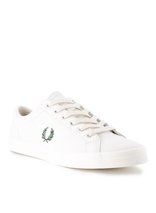 Fred Perry Herren Sneaker wei&szlig; Glattleder