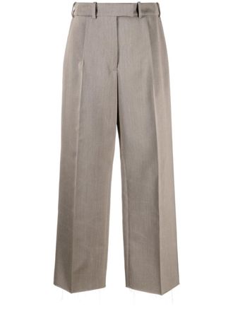 The Row pantalon de costume droit Roan - Tons neutres
