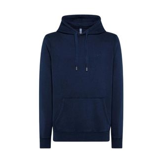 Sun 68 Homme, Sweatshirts et sweats &agrave; capuche, Bleu, Taille: XL Sweat &agrave; Capuche en Coton Teint en Pi&egrave;ce