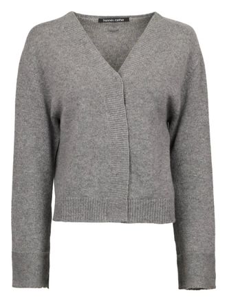 Hannes Roether V-neck cardigan - Gris
