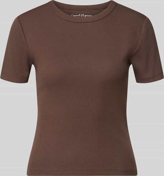 Only Regular Fit T-Shirt aus Baumwoll-Mix Modell VAL