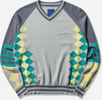 Asics Novalis Laricoid Knit Jumper Blue Haze / Lemon