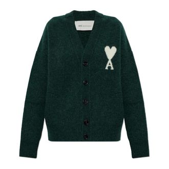 Ami Damen, Strickwaren, Gr&uuml;n, XSGr&ouml;&szlig;e