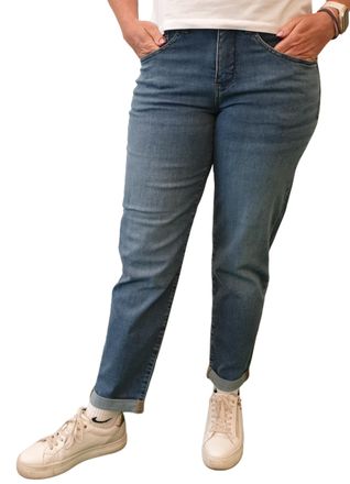 Buena Vista Damen Jeans Carrot (DE/NL/SE/PL, Alphanumerisch, L, Regular, Regular, mid denim)
