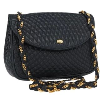 Bally Sac bandouli&egrave;re en cuir Pre-owned - Femme - Pre-owned - Bleu - Taille: ONE Size