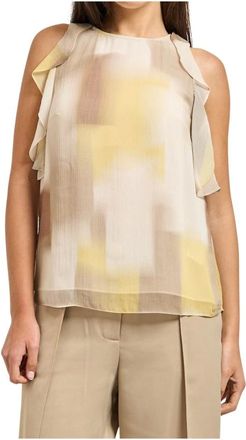 A|X Armani Exchange Femme, Tops, Multicolore, Taille: 40 FR Fluid Blouse