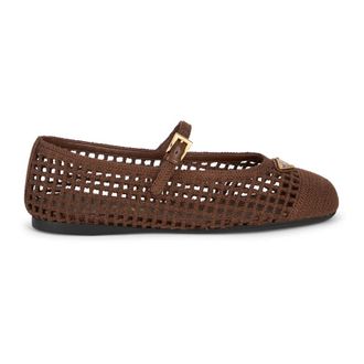 Prada Ballerinas - - Shoes - Damen - Braun - 38 EU